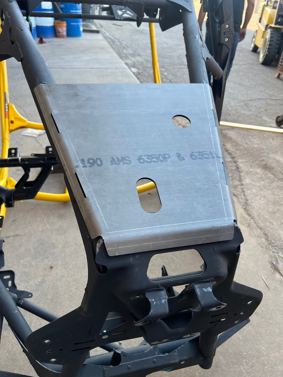 CAN AM MAVERICK R REAR SKID/GUSSET PLATE – Lone Star Racing ATV & UTV
