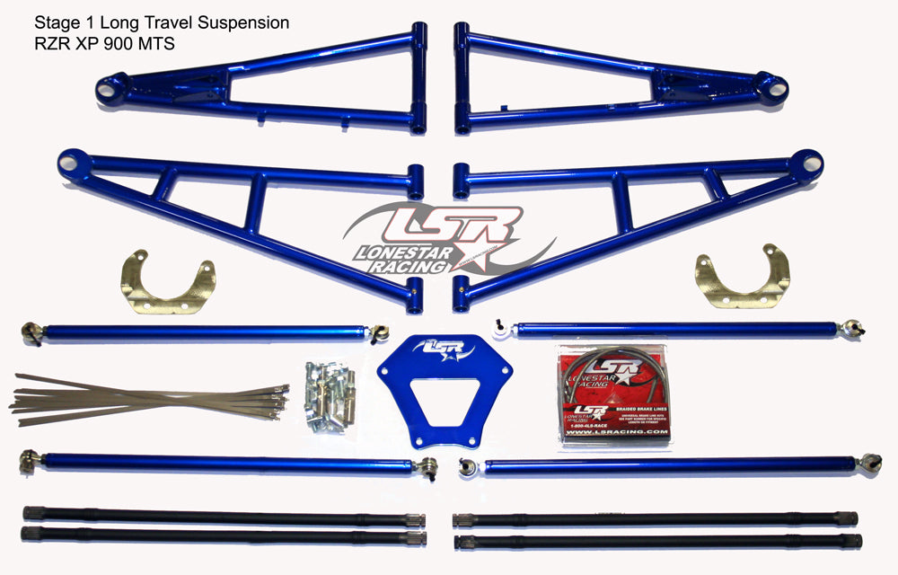 Polaris RZR XP900 +3" MTS Suspension Kit – Lone Star Racing ATV & UTV